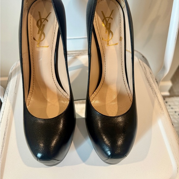 Yves Saint Laurent | Shoes | Ysl 5 Platform Pumps Size 38 | Poshmark
